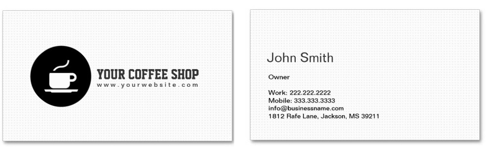 Mẫu thiết kế card visit coffee | Chuyên in cardvisit nhanh, giá rẻ tại ...