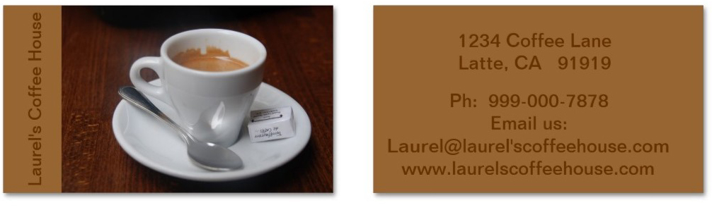 Mẫu thiết kế card visit coffee | Chuyên in cardvisit nhanh, giá rẻ tại ...