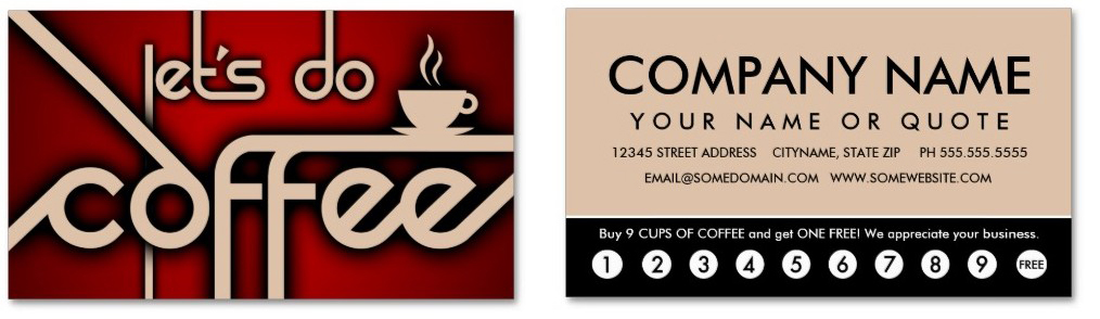 Mẫu thiết kế card visit coffee | Chuyên in cardvisit nhanh, giá rẻ tại ...