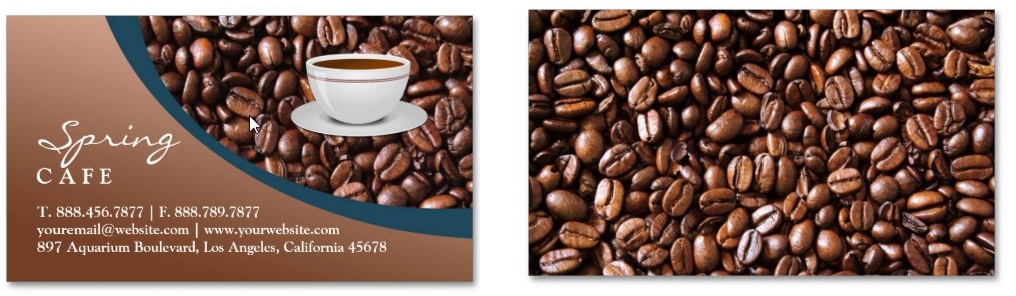 Mẫu thiết kế card visit coffee | Chuyên in cardvisit nhanh, giá rẻ tại ...