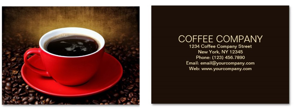 Mẫu thiết kế card visit coffee | Chuyên in cardvisit nhanh, giá rẻ tại ...